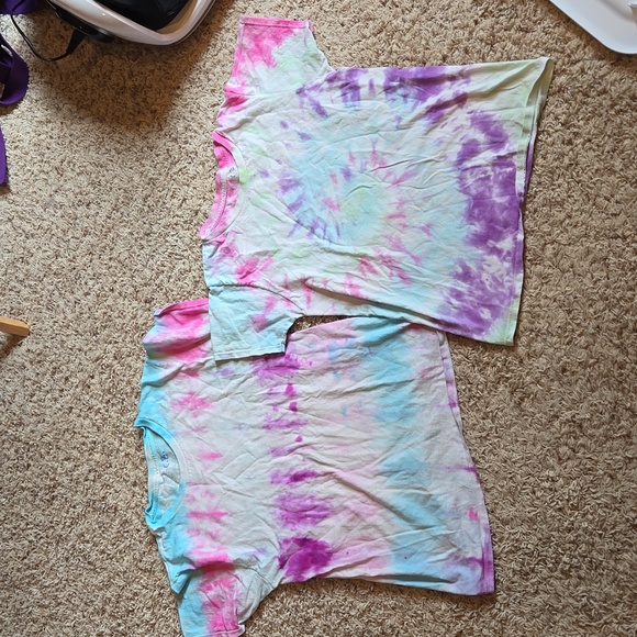Fruit of the Loom | Shirts & Tops | 2 Tye Dye Tees Med And Large | Poshmark